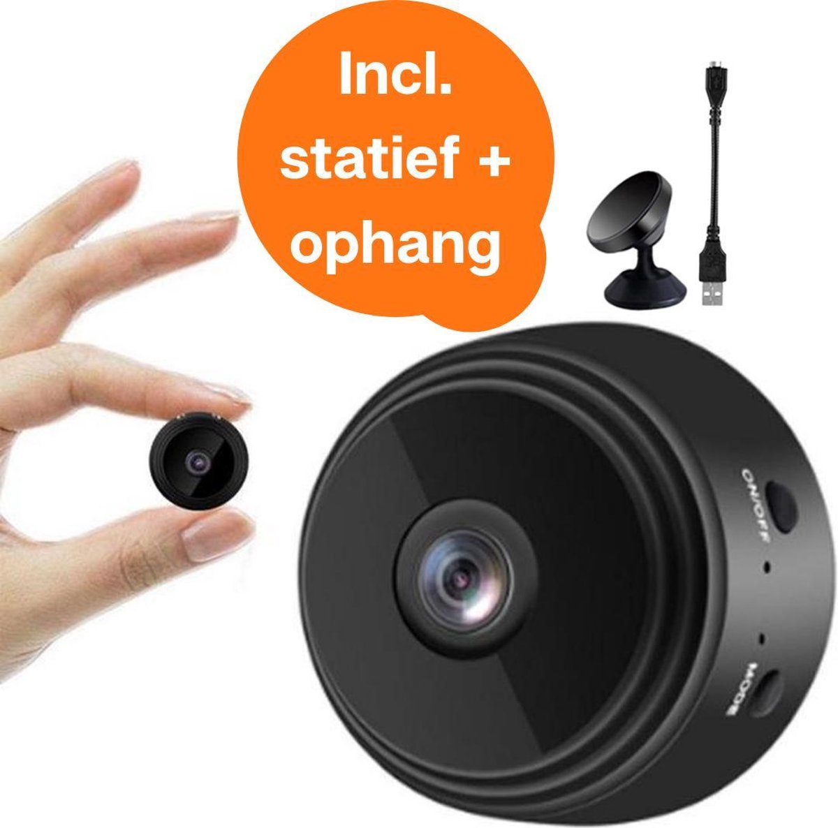 WBTT - Spy cam - Bewakingscamera - Spionage camera - Mini camera - Verborgen Camera... | bol.com