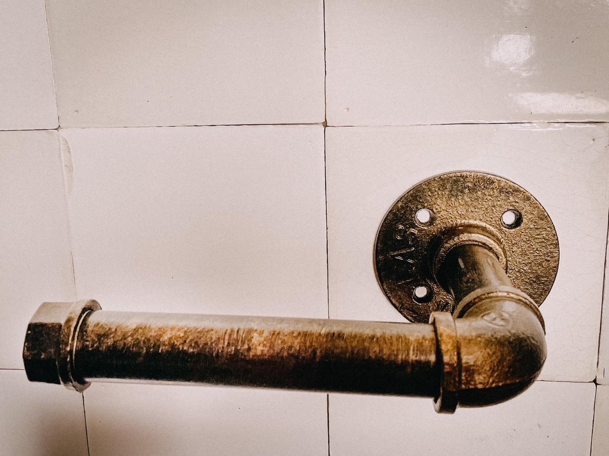 WC Rolhouder - toiletrolhouder - vintage brons - serie 12 | bol.com