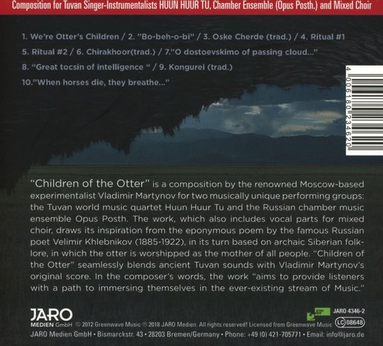 Huun-Huur-Tu & Opus Posth - Children Of The Otter By Vladimir Martynov ...