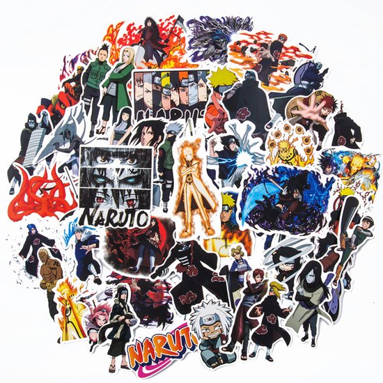 Naruto Stickers - 50 Stuks - Stickers Volwassenen - Stickers Laptop ...