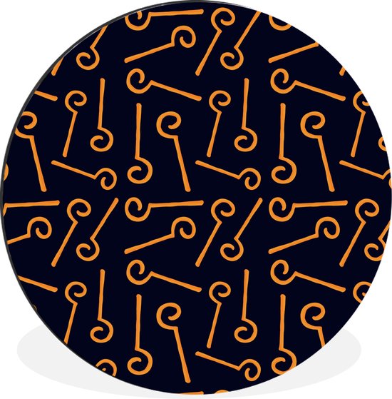 WallCircle - Peinture - Sinterklaas Staf Sint En Xxl - Multicolore ...