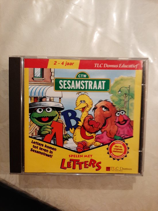 Sesamstraat Dreumes Spelen met letters 2-4 jaar | 9789054322672 ...