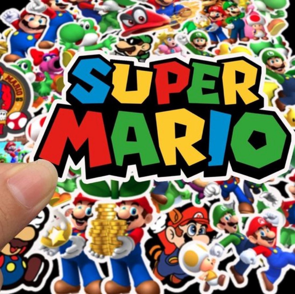 Super Mario Stickers - 50 stuks - Super Mario - Mario party - Mario ...