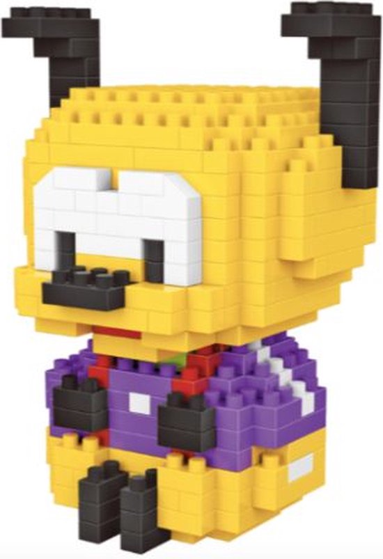 FunWithBlocks® Baby Pluto nanoblock - Donald Duck - 278 miniblocks ...