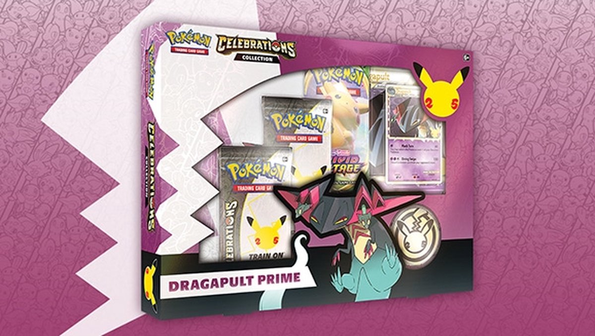 Pokemon Collection Box Dragapult - Celebrations 25th anniversary ...