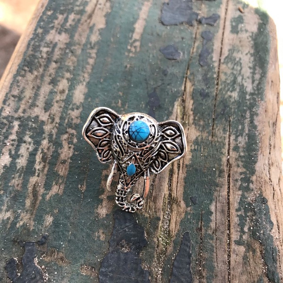 GoedeDoelen.Shop | Ring olifant Bohemiam stijl type A | Olifanten Ring ...