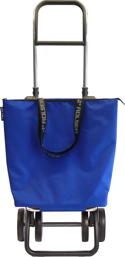 Rolser boodschappentrolley - Mini Bag Plus MF (Azul / Logic 2+2) | bol.com