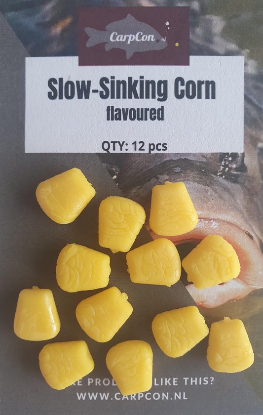 Slow-Sinking Fake Corn - Geel - 12 stuks - Yellow Banana - Nepmais ...