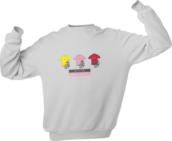 Casual trui wielrennen - just keep riding | bol