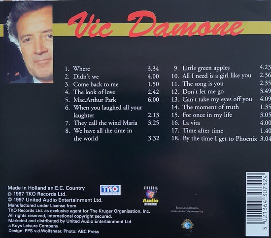 Vic Damone, Vic Damone | CD (album) | Muziek | bol