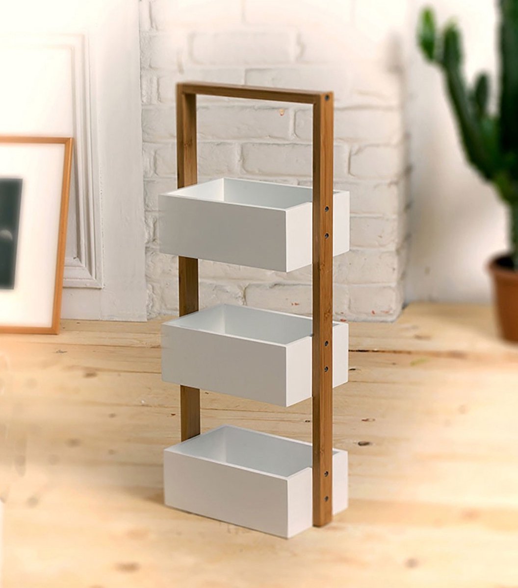 Staand Opbergrek - 3 laags - wit 11162 Casame | bol.com