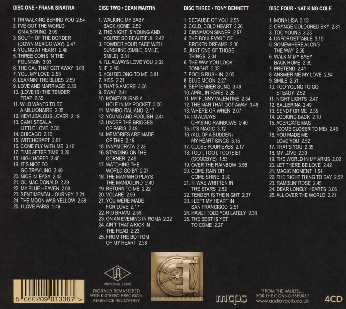 Various Artists - Jazz Crooners (4 CD), various artists | CD (album ...