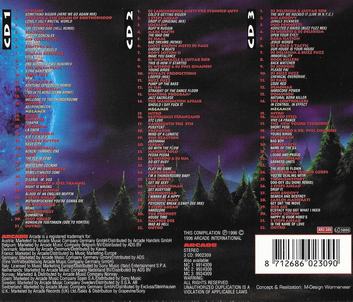 The Best of Thunderdome, Diverse | CD (album) | Muziek | bol.com