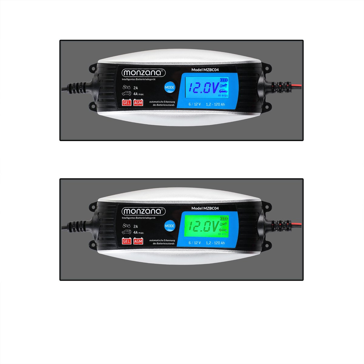 Monza Startkabel - Batterijlader - Auto - 6V 12V Zwart | bol.com