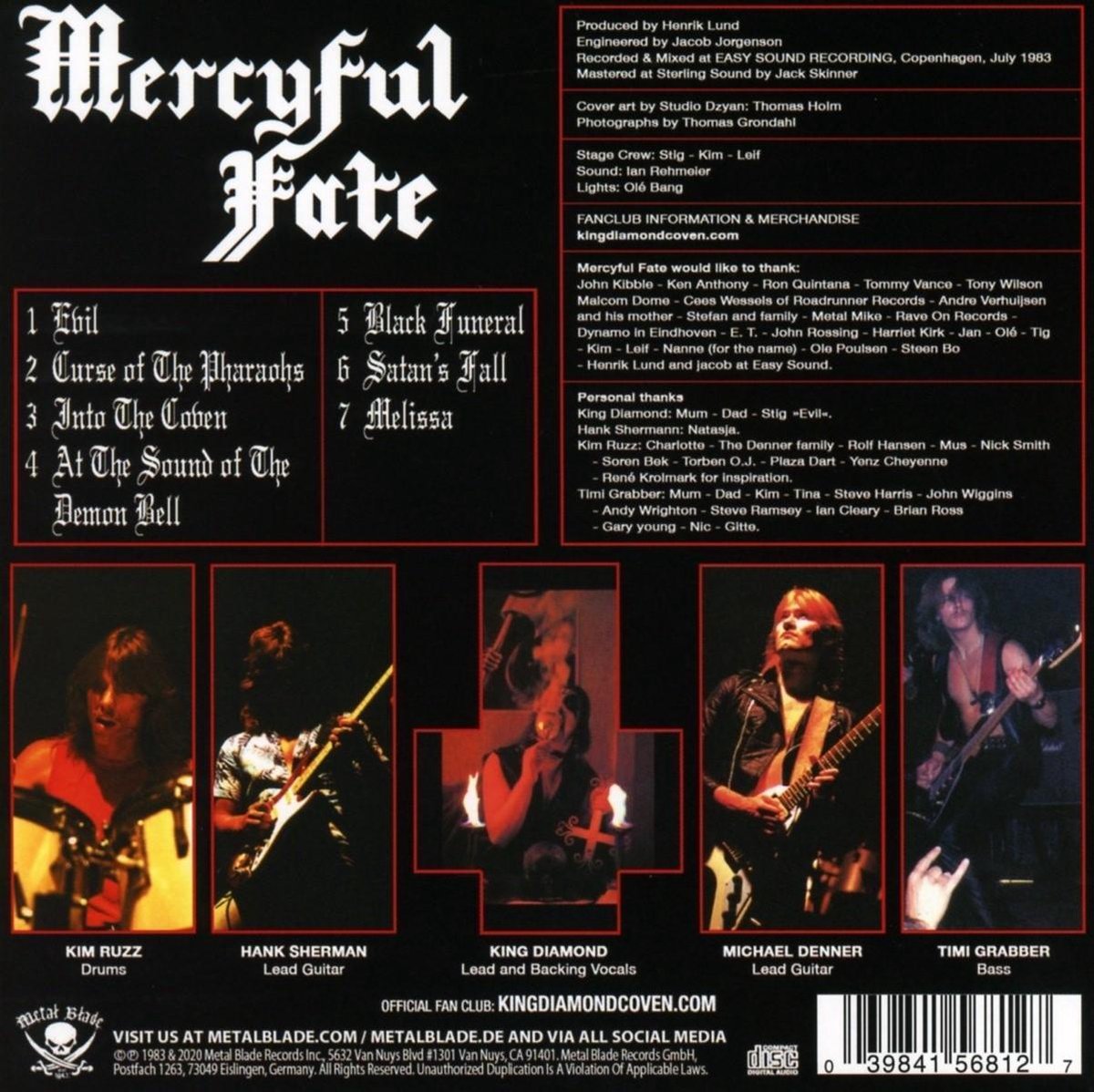 Mercyful Fate - Melissa (CD) (Reissue), Mercyful Fate | CD (album ...