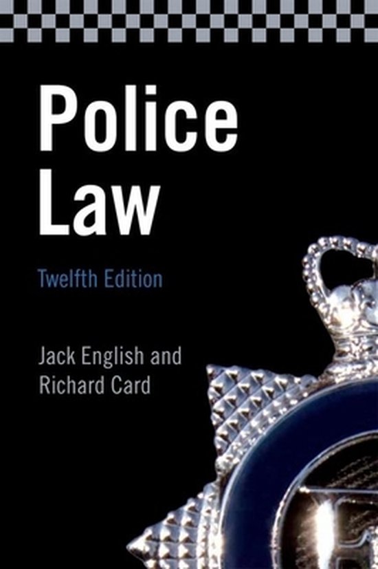 Police Law | 9780199594825 | Jack English | Boeken | bol.com