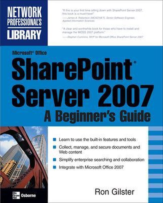 Microsoft Office Sharepoint Server 2007, Ron Gilster | 9780071493277 | Boeken | bol.com