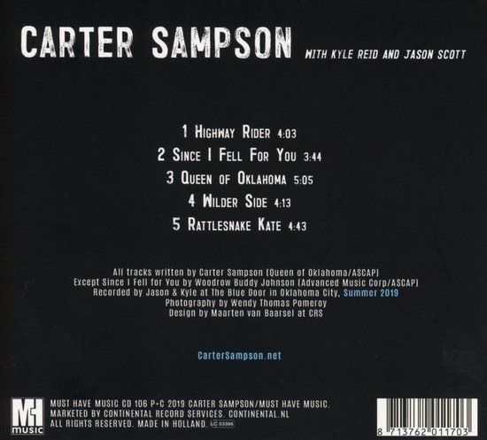 Carter Sampson - Trio (CD), Carter Sampson | Muziek | bol