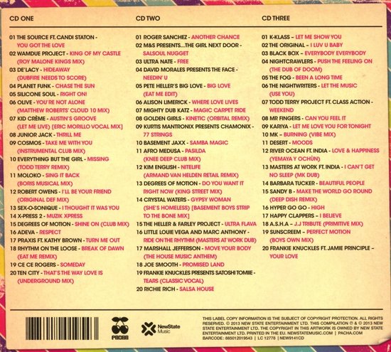 Various Artists - Pacha Original House Anthems (CD), various artists | CD (album) | Muziek | bol.com