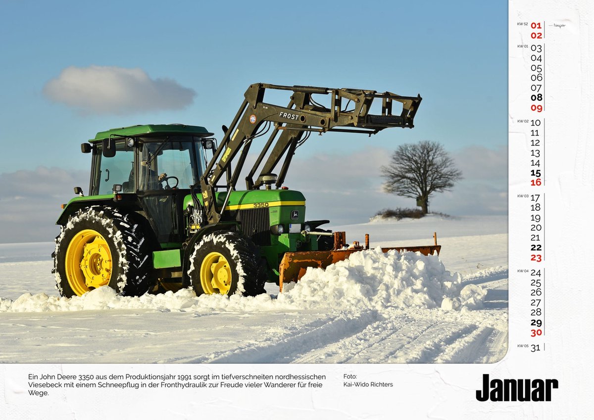 John Deere trekker kalender 2022 | bol.com