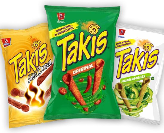 Takis Combi-Deal 3 delig - Original - Salsa Brava - Huakamoles - Fuego ...