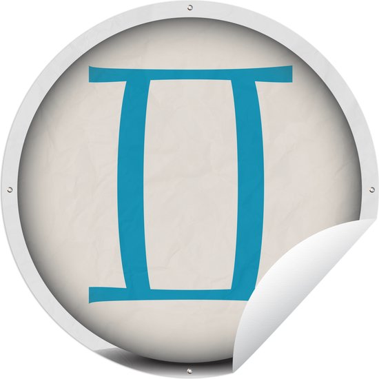 Tuincirkel Een pictogram illustratie van het sterrenbeeld Tweelingen ...