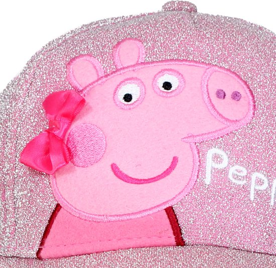 Peppa Pig Premium Glitter Verstelbare Cap Pet - Officiële Merchandise ...