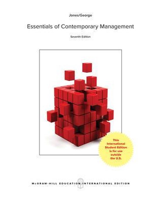 Essentials of Contemporary Management 7e | 9781260084146 | Gareth Jones ...