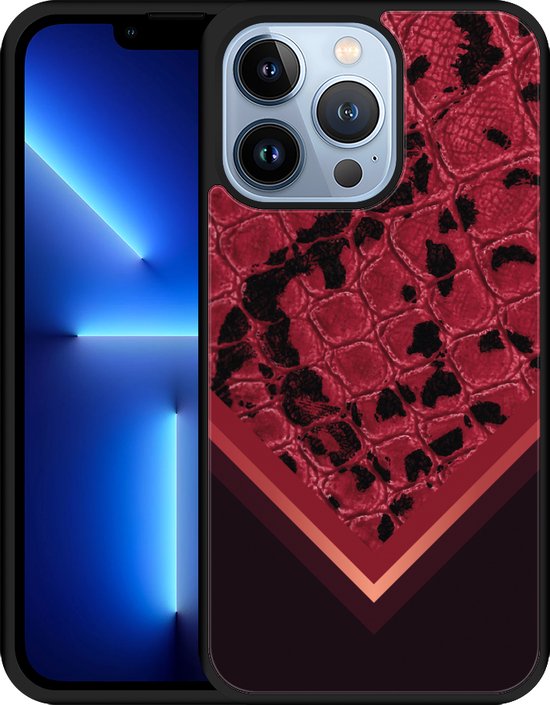 iPhone 13 Pro Hoesje - Design op Glas - Crocodile Luxury - Designed by ...