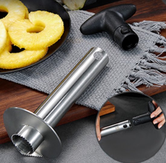 TechnologyCo Ananassnijder - RVS | Ananasboor | Pineapple Slicer ...