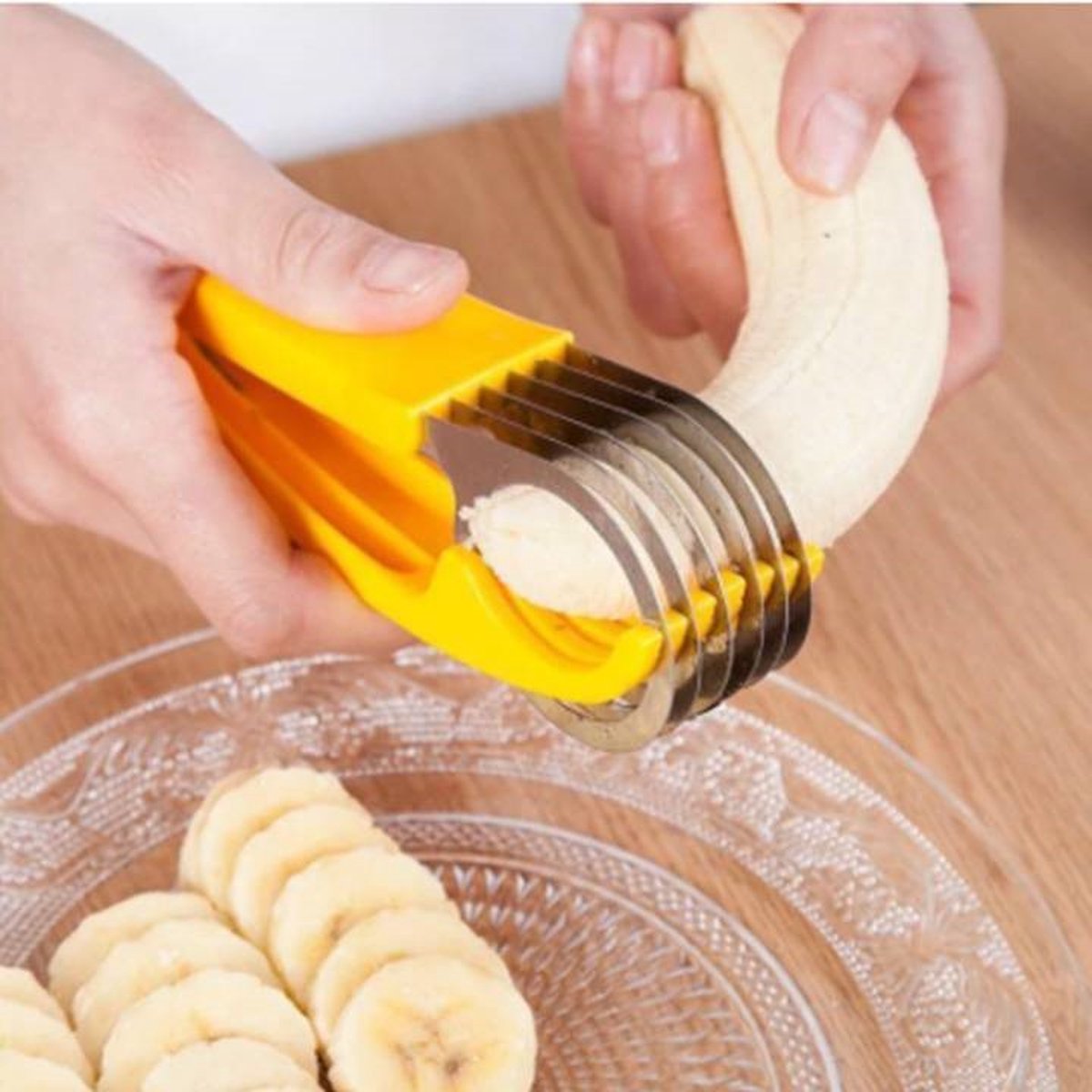 Bananensnijder - Keuken gadget - Fruit snijder - Fruit makkelijk ...