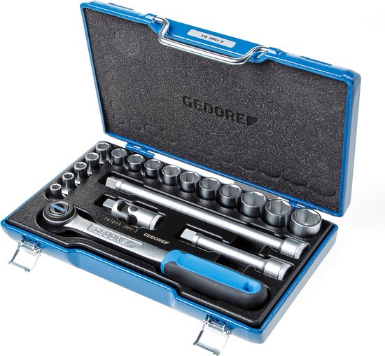 Gedore 2682842 Dopsleutelset Metrisch 1/2 (12.5 mm) 17-delig | bol