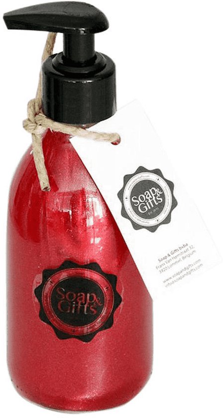 Handzeep-kerst-kerstmis-cadeau-rood-kaneel-parfum-warm wishes | bol