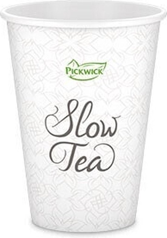 Pickwick Slow Tea | Papieren bekers 12oz/300cc | Doos 1248 stuks | bol