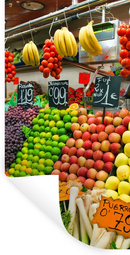 Muurstickers - Sticker Folie - Fruit - Groente - Bak - Markt - 60x120 ...