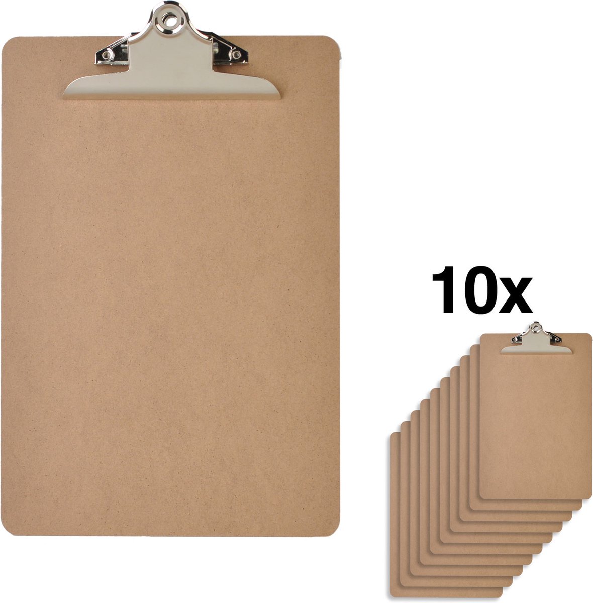 DESQ® - 3063 - Klembord - A4 - MDF - Classic - Clip - 10 pak | bol.com