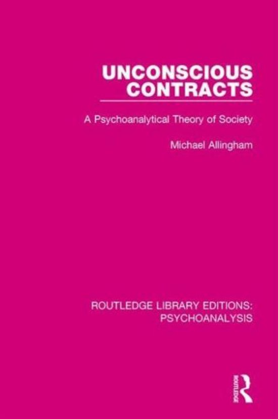 Unconscious Contracts | 9781138934467 | Michael Allingham | Boeken | bol