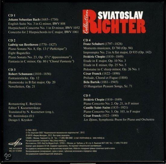 Sviatoslav Richter Collection, Sviatoslav Richter | CD (album) | Muziek | bol
