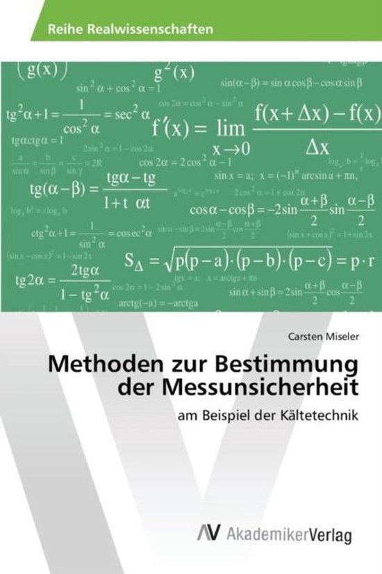 Methoden zur Bestimmung der Messunsicherheit, Miseler Carsten | 9783639865905 | Boeken | bol.com