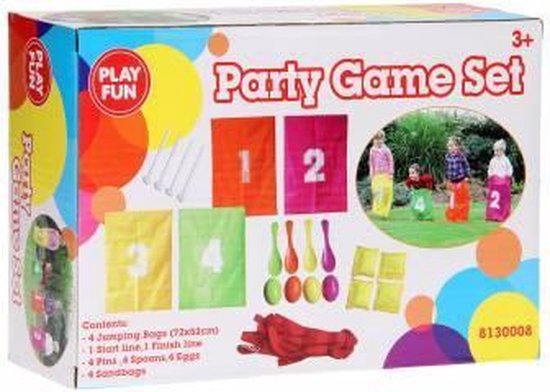 Oud-Hollandse Spelletjes Set - Zaklopen - Eierlopen - Zandzakjes Gooien ...