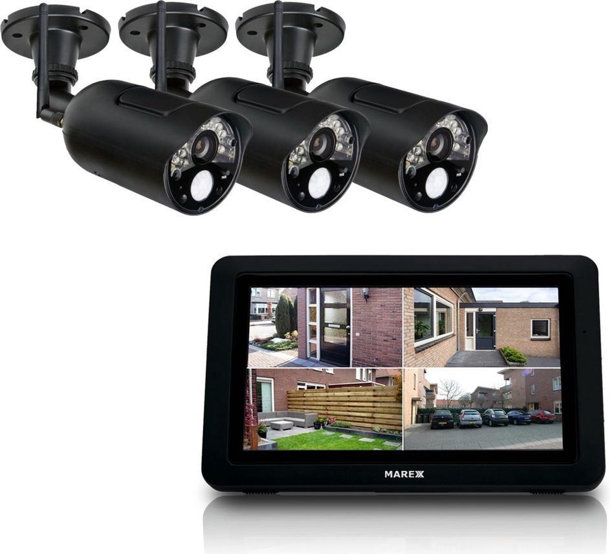 bol.com | Marex Beveiligingscamera set MX755 met 3 camera's
