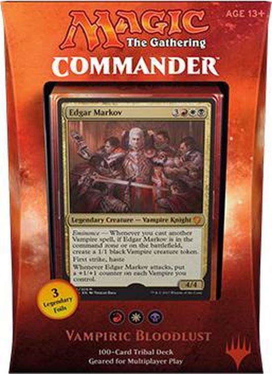 Magic The Gathering Commander 2017 Vampiric Bloodlust | Games | bol