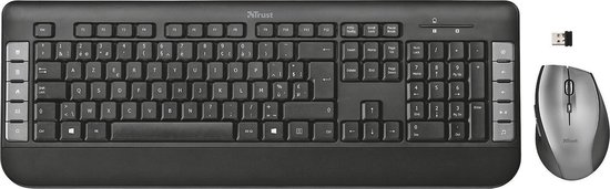 Trust Tecla - Draadloos Toetsenbord en Muis - Azerty | bol.com