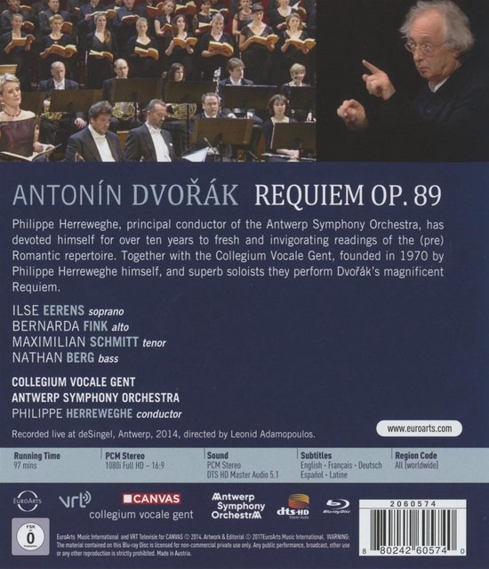 A. Dvorak - Requiem Op.89, Antonin Dvorak | Muziek | bol
