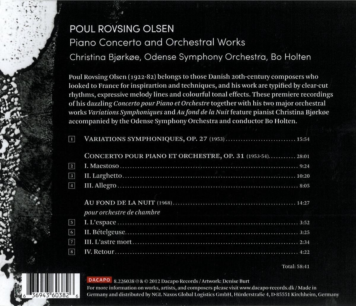 Christina Bjørkøe, Odense Symphony Orchestra, Bo Holten - Olsen: Piano ...