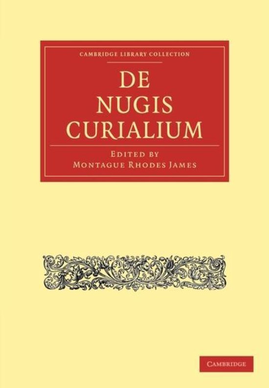 De Nugis Curialium | 9781108011709 | Walter Map | Boeken | bol