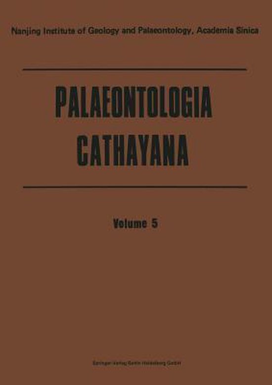 Palaeontologia Cathayana | 9783662126646 | Boeken | bol.com