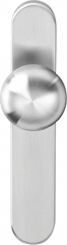 Intersteel Knop Paddenstoel op schild met nok blind rvs geborsteld ...