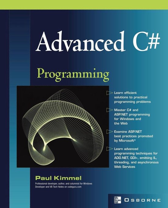 Advanced C# Programming (ebook), Paul Kimmel | 9780072228281 | Boeken | bol.com