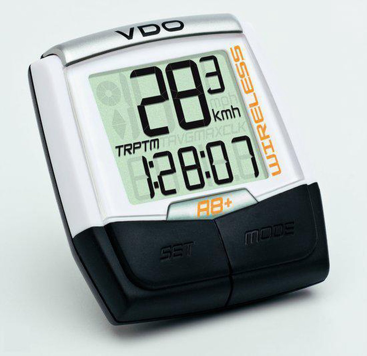 VDO A8+ - Fietscomputer - Draadloos - Grijs | bol